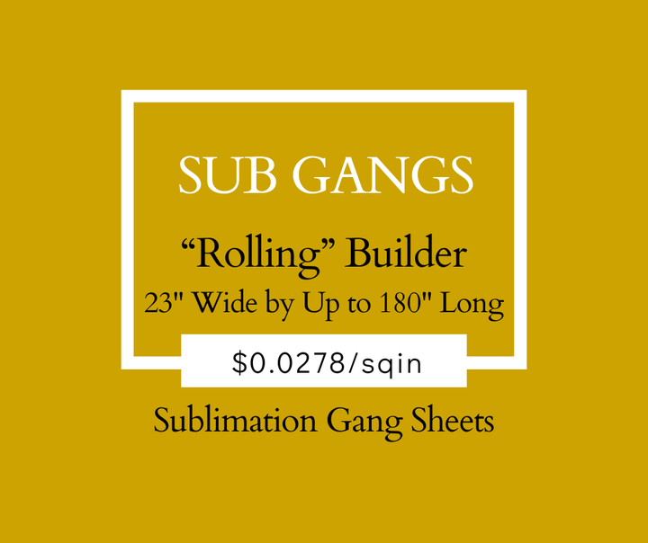 Rolling Gang Sheet For Custom Layouts 23in By 360in – Sassy Spirit and ...