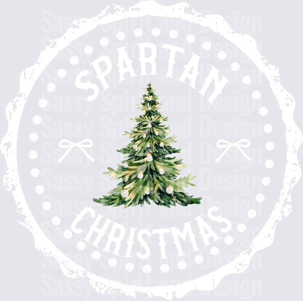 SPARTAN CHRISTMAS STAMP – Sassy Spirit and Design