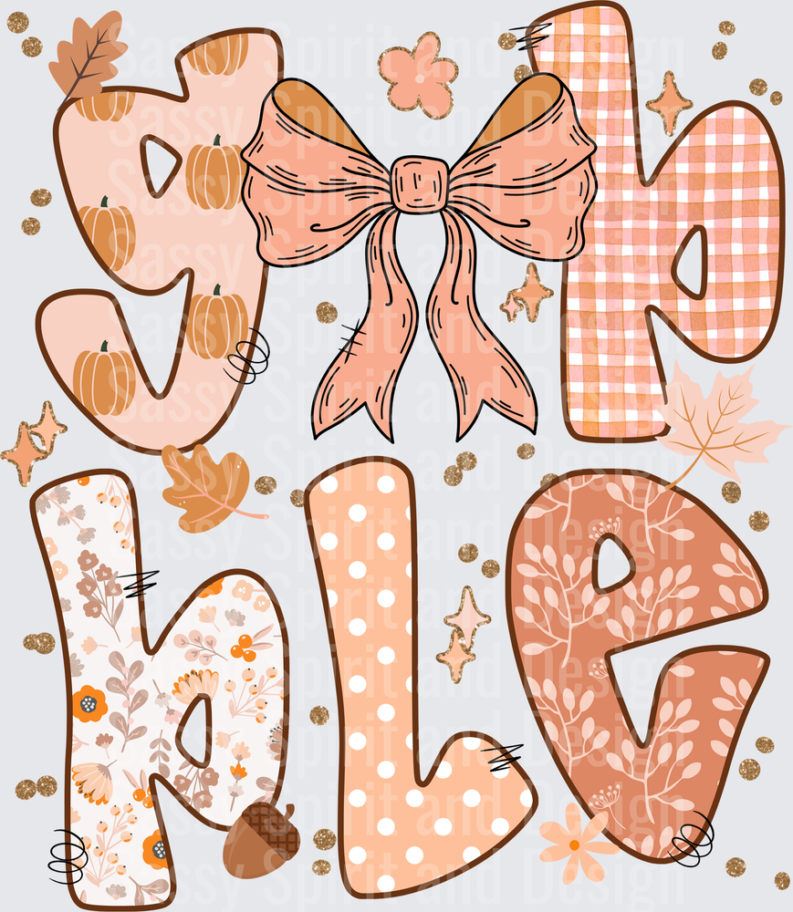GOBBLE WORD ART – Sassy Spirit and Design